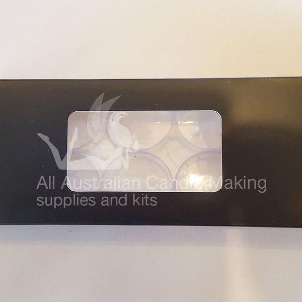 Black Tea Light Box - for 10 small PVC cups - CandleMaking